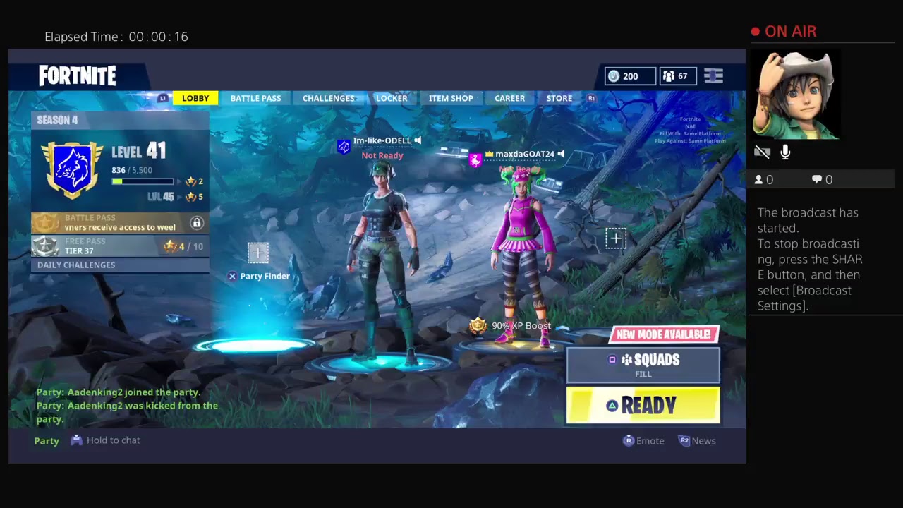 Fortnight giveaway winner can have 200 vbucks u need sub and hit that ...