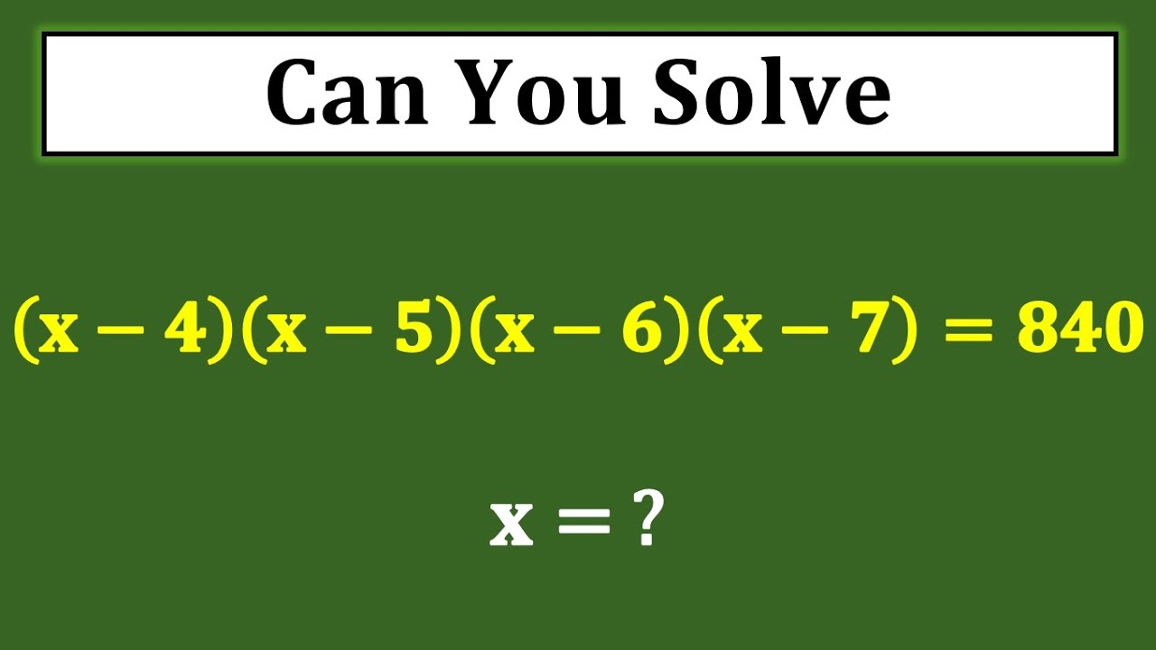 Maths olympiad | A tricky maths problems | Algebra problem | - YouTube