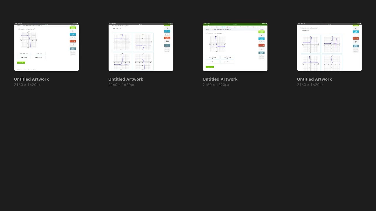 Matching Exponential Functions on IXL - YouTube