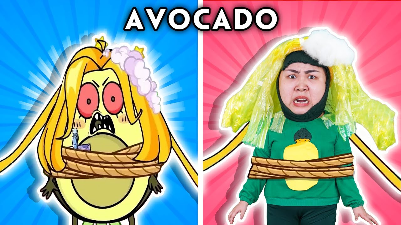 Vegetables VS Zombies Apocalypse - Avocado Couple Parody - YouTube