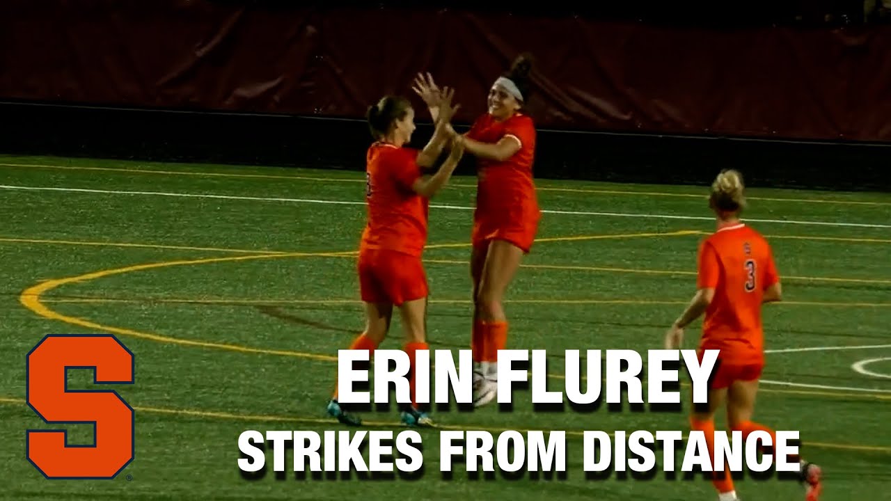 Syracuse's Erin Flurey Strikes From Distance - YouTube