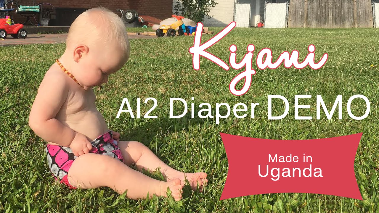 Kijani AI2 Cloth Diaper Demo / Review #ClothDiapers - YouTube