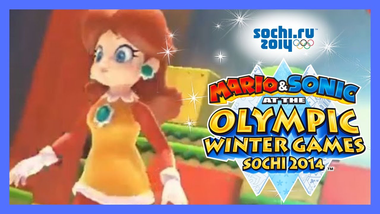 Princess Daisy in Mario's Figure Skating Spectacular (Sochi 2014) - YouTube