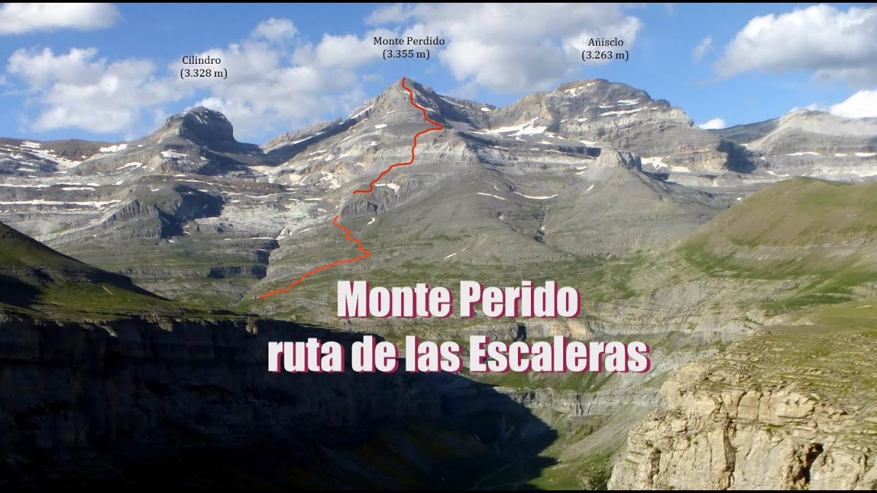 Monte Perdido Por ruta de las Escaleras (El reportaje). 4K - YouTube