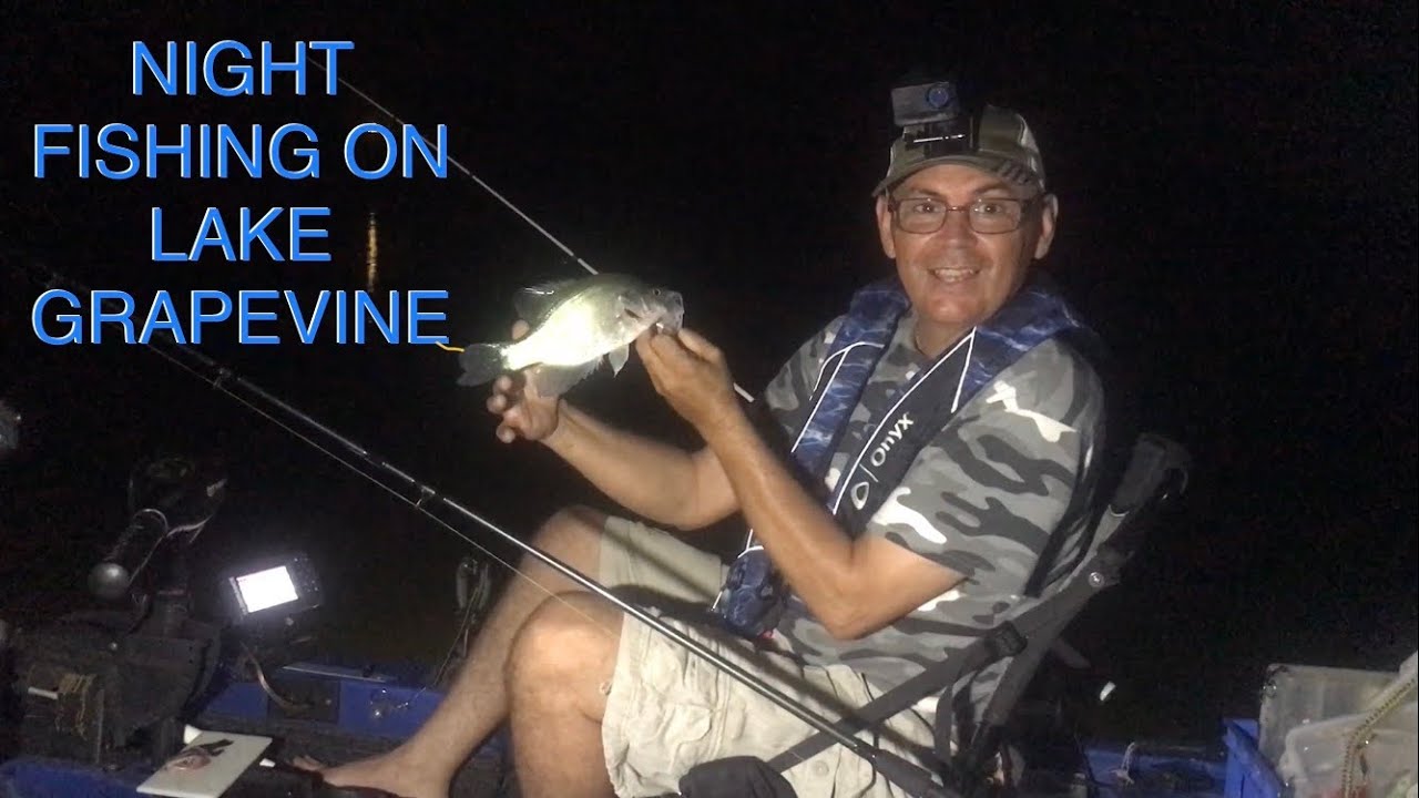 Night Fishing Lake Grapevine - YouTube