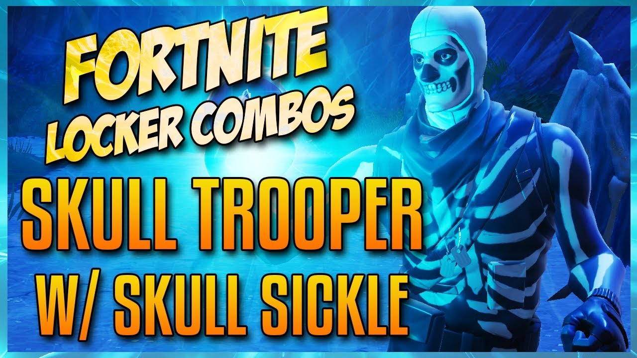 FORTNITE LOCKER COMBOS: SKULL TROOPER W/ SKULL SICKLE | VALKYRIE WINGS ...