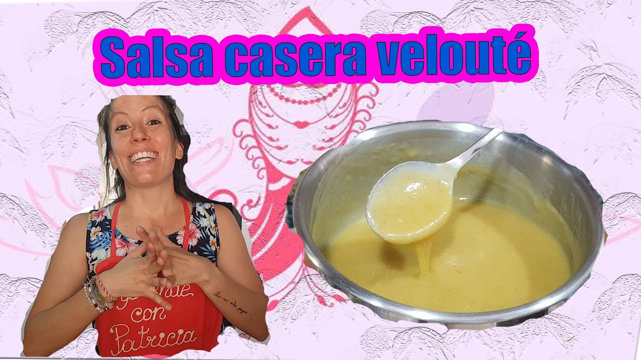 Cómo se hace una salsa casera Velouté muy fácil - YouTube