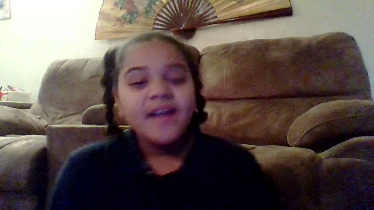 Natalie singing 5 nights at cuties song - YouTube