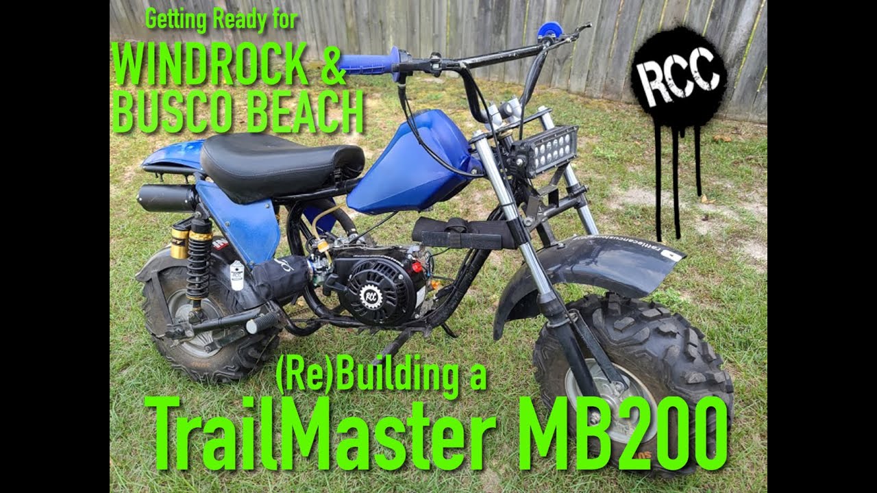(Re)Building the Trailmaster MB200 #minibikeapparel #windrock #busco ...