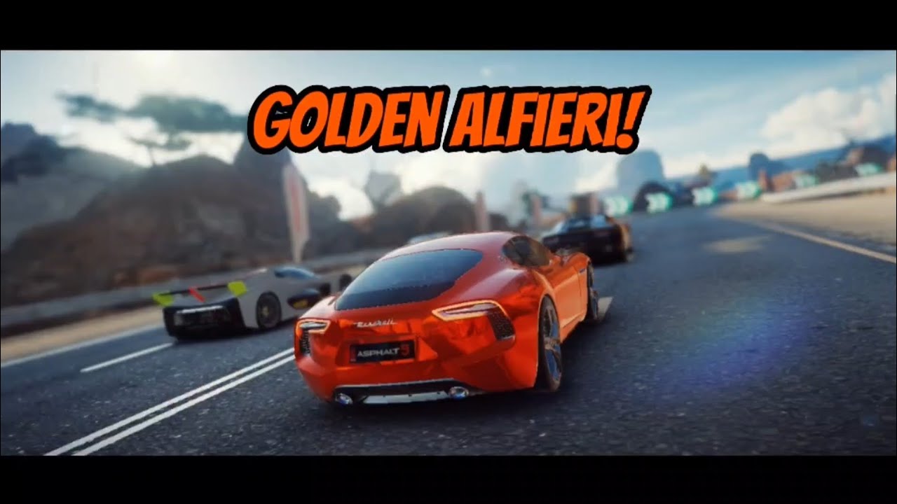 Golden Alfieri! | 4* Golden Maserati Alfieri [G.S.MP] | Asphalt 9 - YouTube