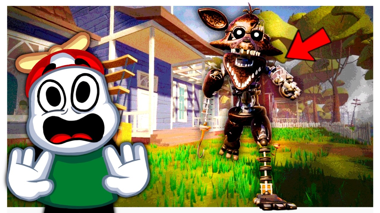 O Novo Ignited Foxy É Mais Rápido E Aterrador Em Hello Neighbor / Mod ...