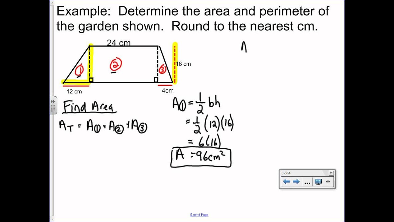 Perimeter and Area of a Composite Figure - YouTube