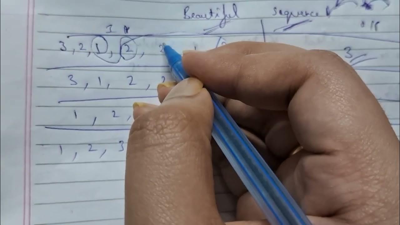 Beautiful Sequence Educational Codeforces Round 174 Div 2 Youtube