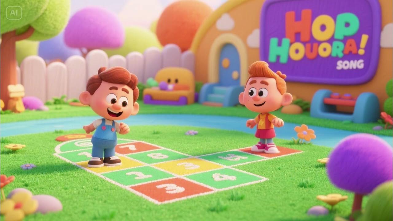 Hopscotch Hooray: Jump, Skip, and Play! - YouTube