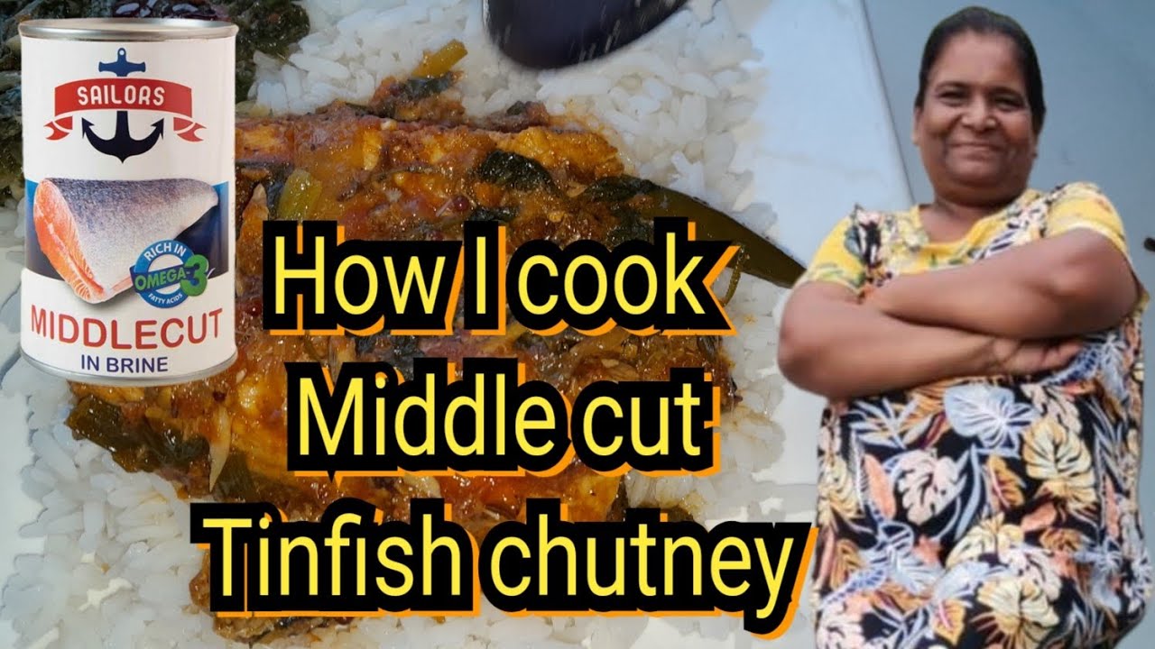 How I cook middle cut tinfish chutney served with mustard herbs and ...