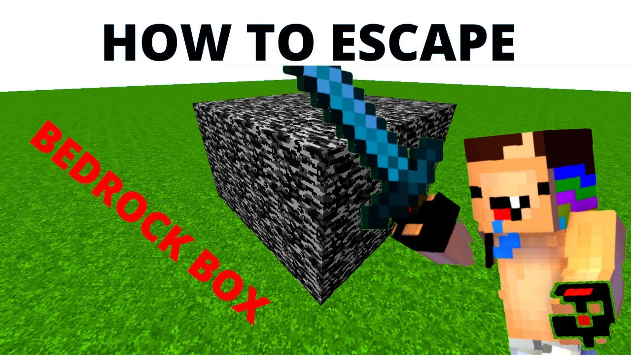 How to escape bedrock box - YouTube