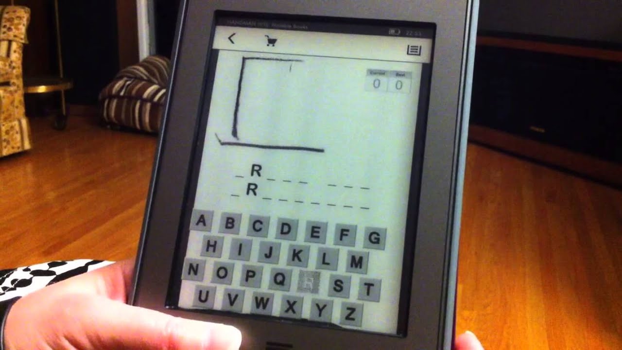 Kindle Active Content/eInk Kindle Hangman Game on Popular Books ...