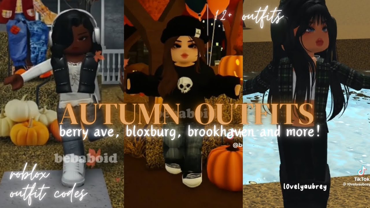 berry avenue outfit codes for autumn | + bloxburg, brookhaven and more | @milked_ - YouTube