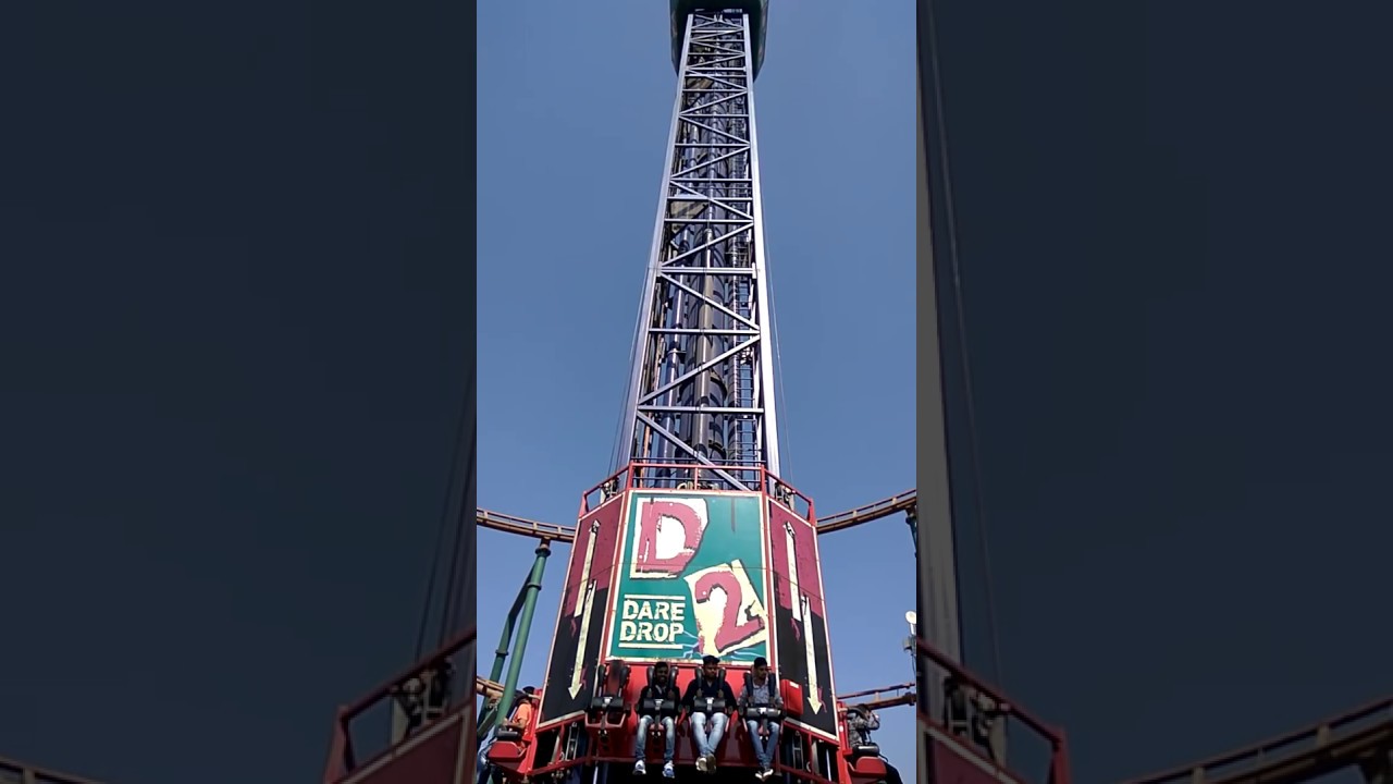 Most Dangerous Ride "Dare Drop" in Adlabs Imagica - YouTube