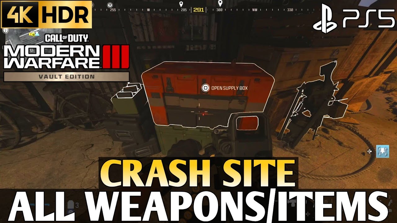 Crash Site All Weapons & Items Call of Duty Modern Warfare 3 All ...
