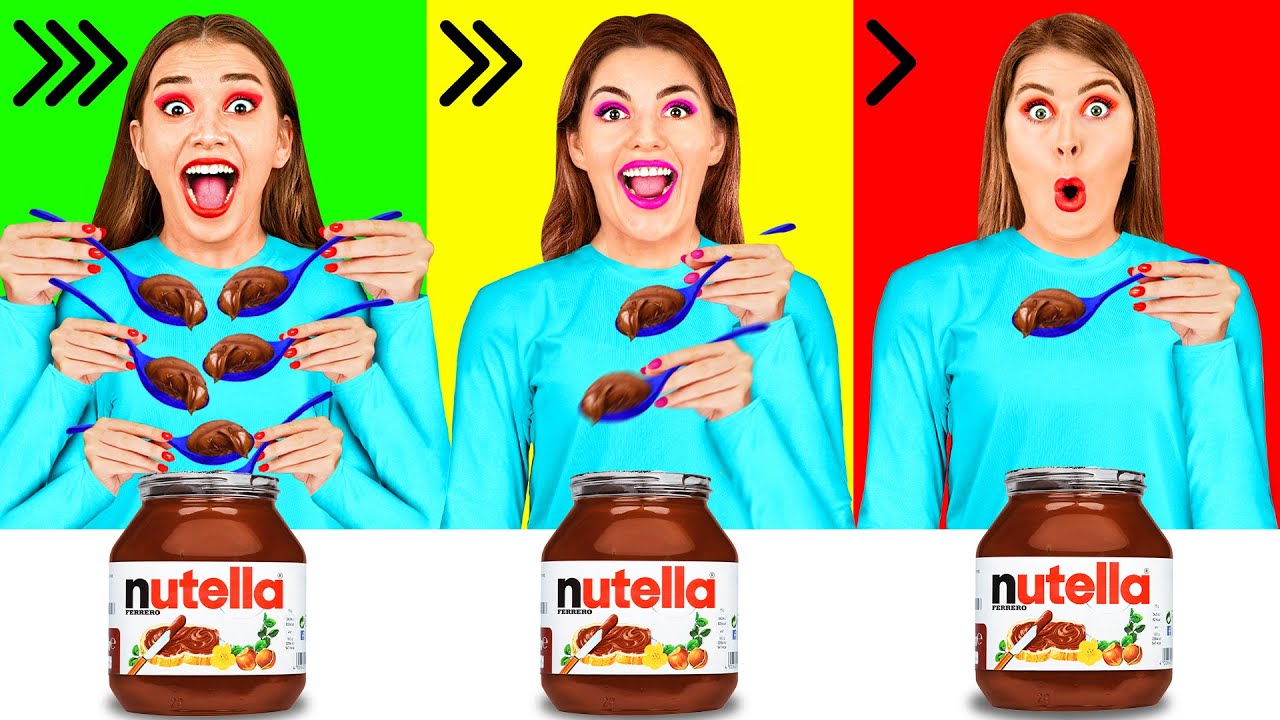 Fast, Medium or Slow Food Challenge | Funny Food Hacks by Fun Challenge ...