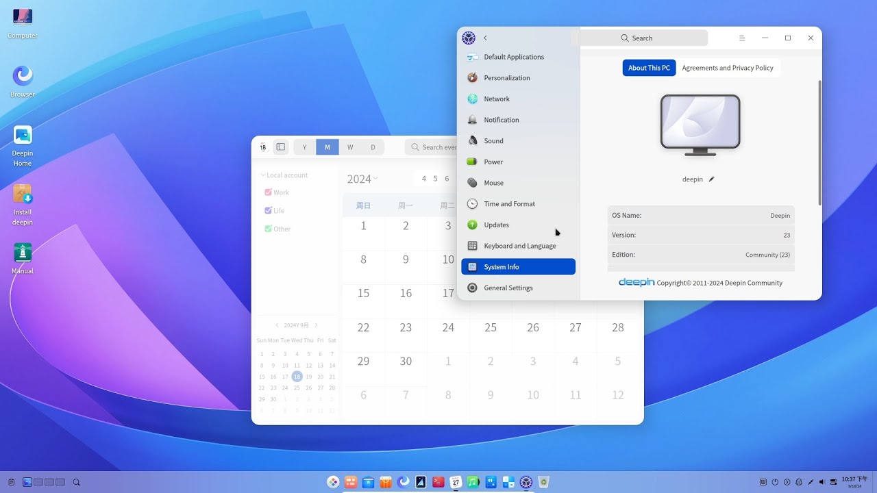 [TEST] Deepin 23 | Looks like MAC OS | 2024 - YouTube
