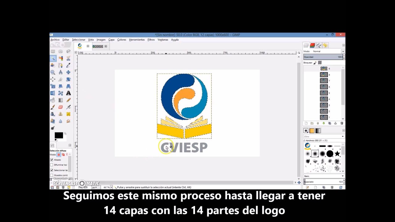 Uso de las capas en GIMP - YouTube