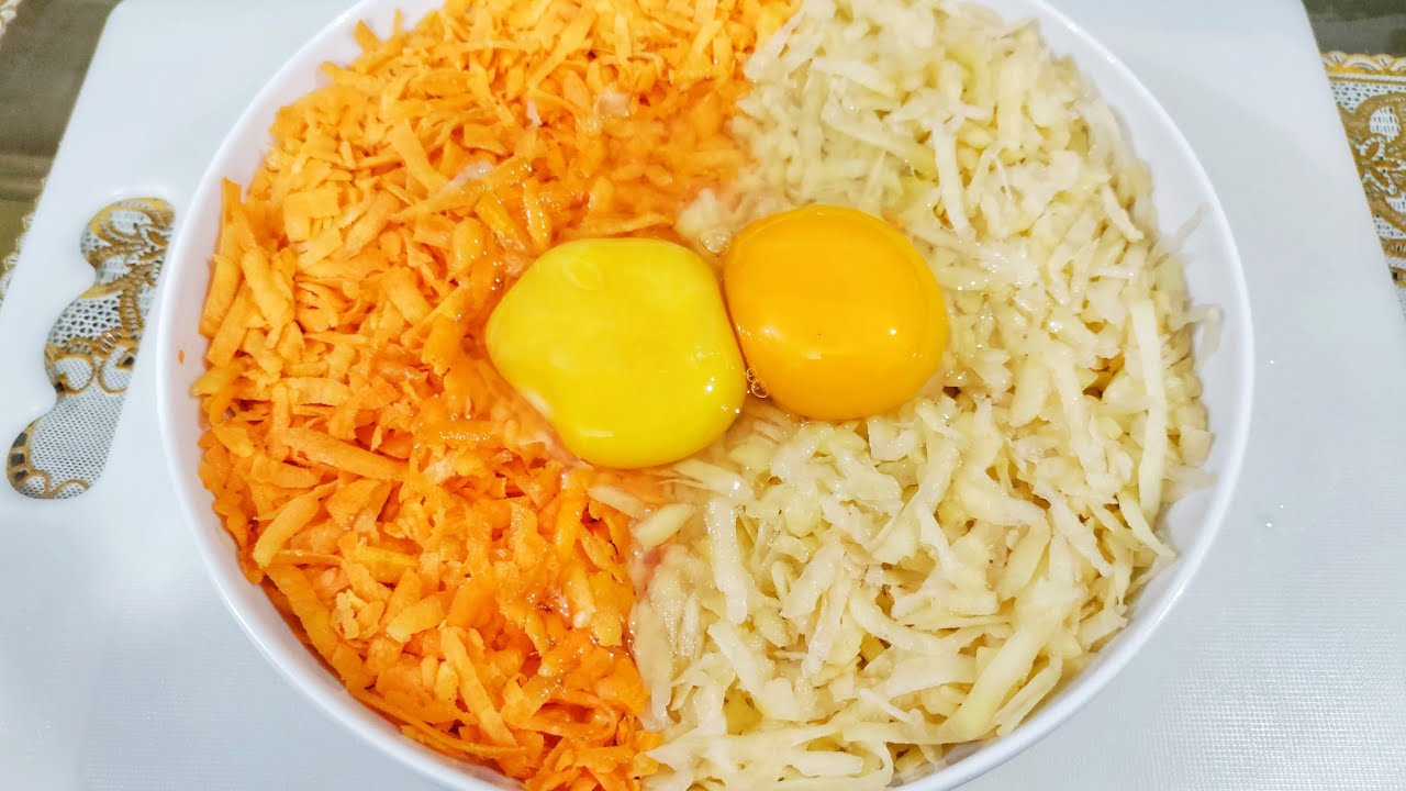 আলু ও গাজরের ঝটপট নাস্তা তৈরির রেসিপি | aloo gajor er nasta recipe ...