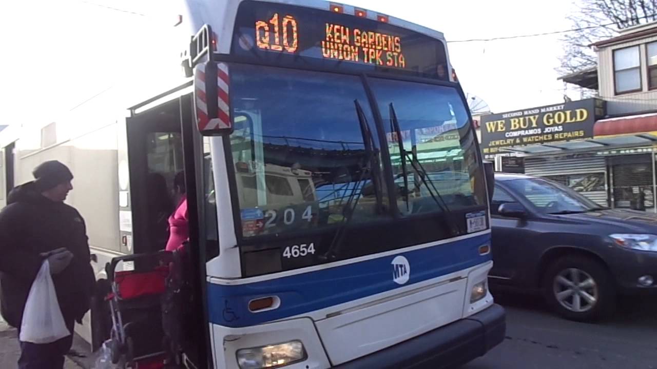 MTA NYCT Q10 & Q10 & Q10 & Q10-LIMITED City Buses - December 12, 2013 ...