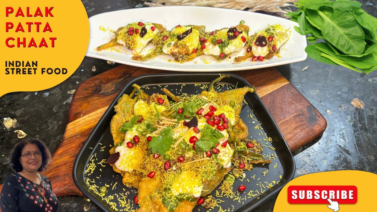 Palak patta chat street style / No Onion No Garlic/ Delicious easy ...