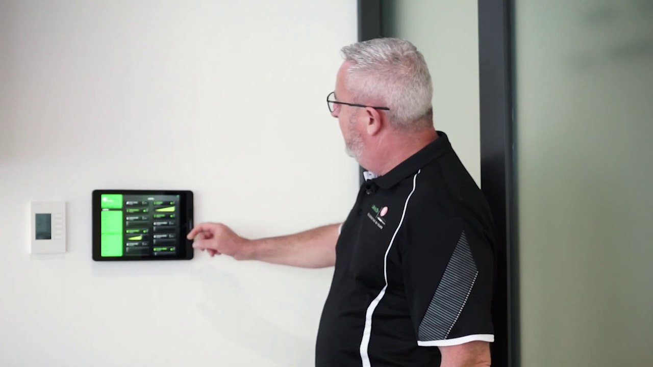 Home Control via Smart Device with C-Bus, PDL Showroom - YouTube