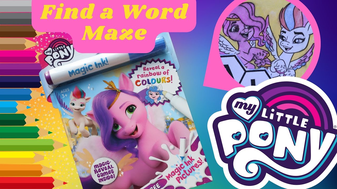 My Little Pony - Find A Word Maze - YouTube