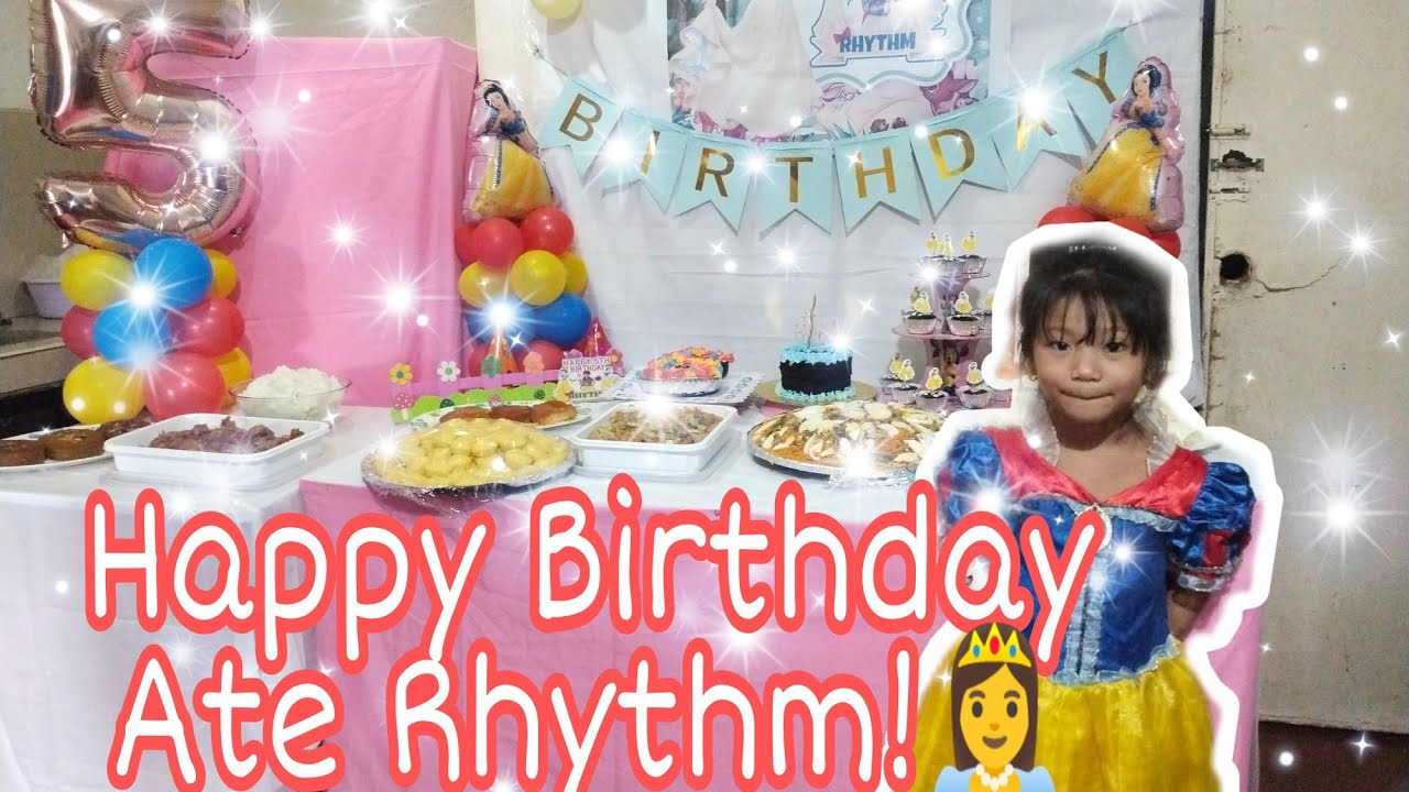 Happy Birthday Ate Rhythm!| Simple Celebration | 3R's World - YouTube