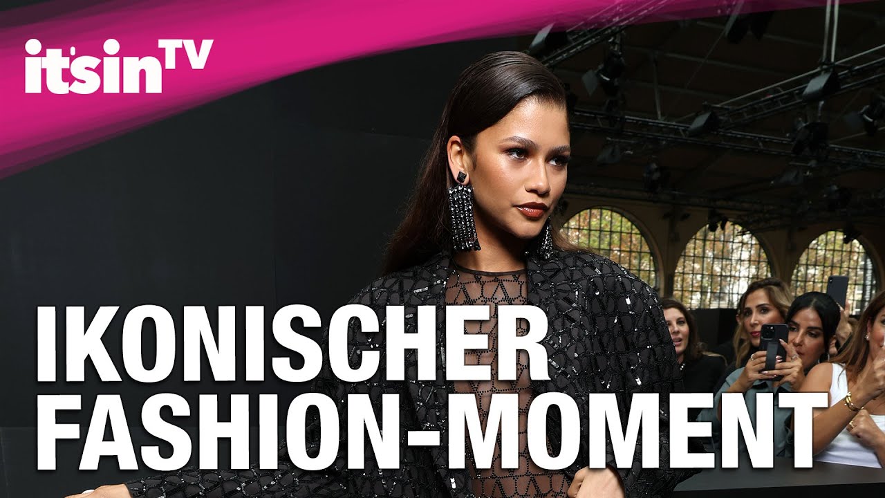 Zendaya hüllenlos: Im Transparent Look sorgt sie für ikonischen Fashion ...