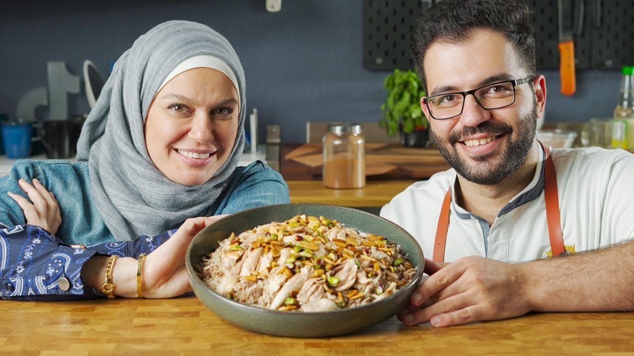 ارز بلحم مع دجاج | مع شيف ليلى | Rice with Meat and Chicken | With Chef ...