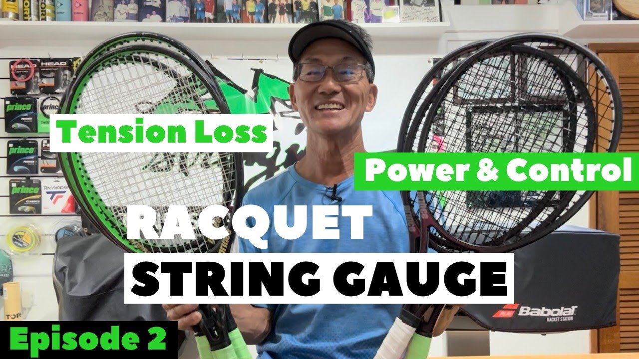 Racquet Strings [String Gauge Tension Loss & More - Episode 2] - YouTube