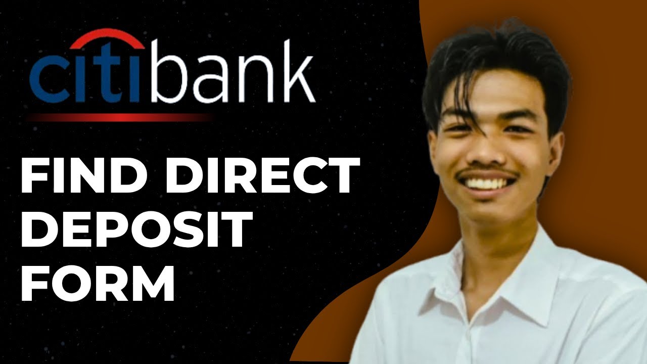 How To Find CITI Bank Direct Deposit Form - YouTube