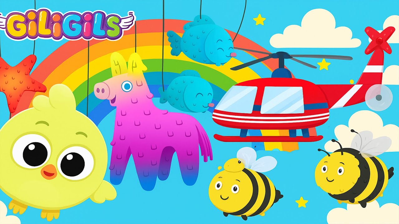 🚗 Vehicle Sounds for Kids | Fun Cartoons & Learning Songs | Giligilis ...