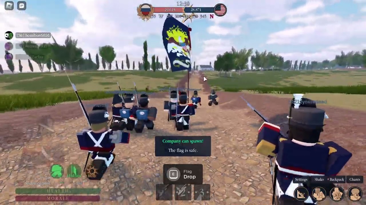 Roblox WATERLOO | United States Army | 1st and Marines vs Russia and ...