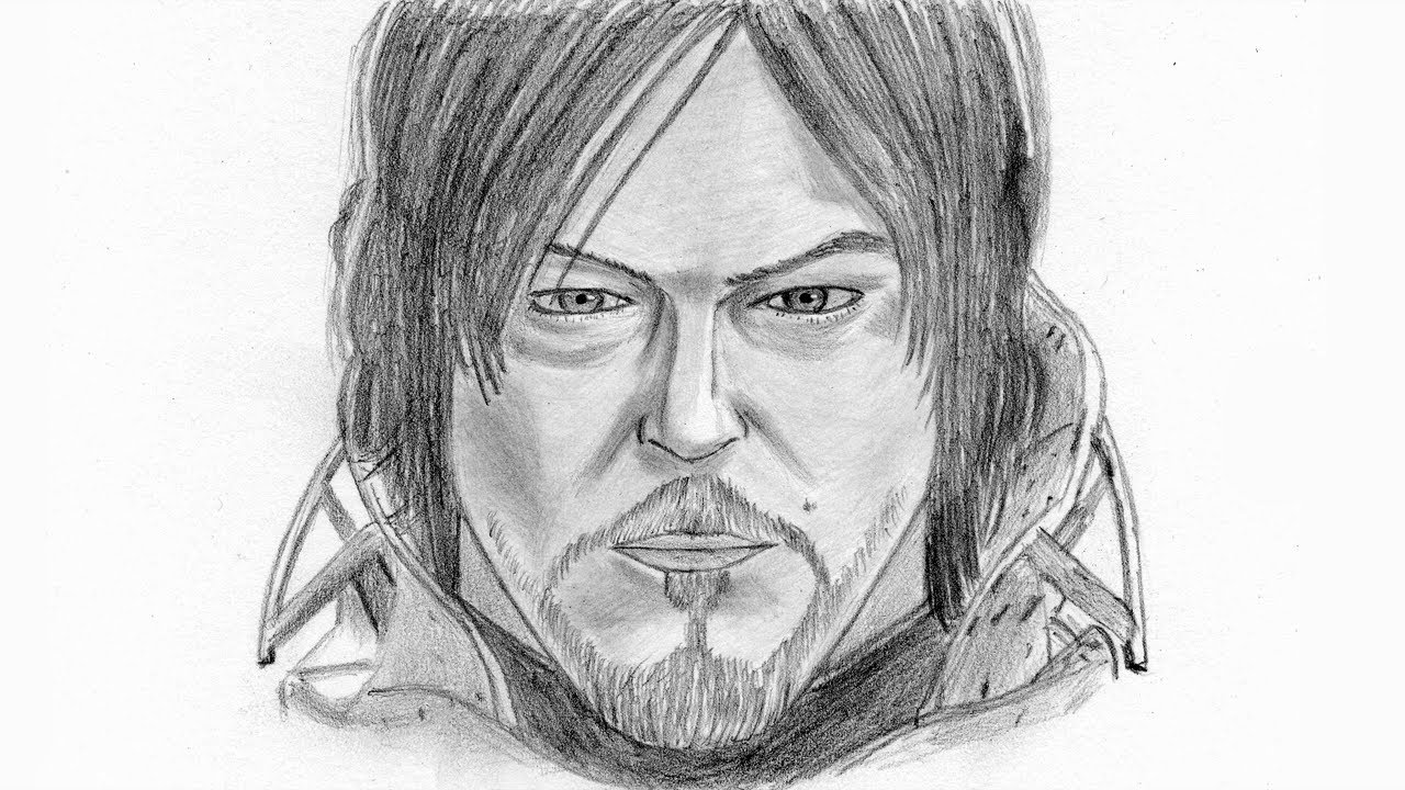 Pencil Drawing Sam Porter Bridges from Death Stranding | Timelapse ...