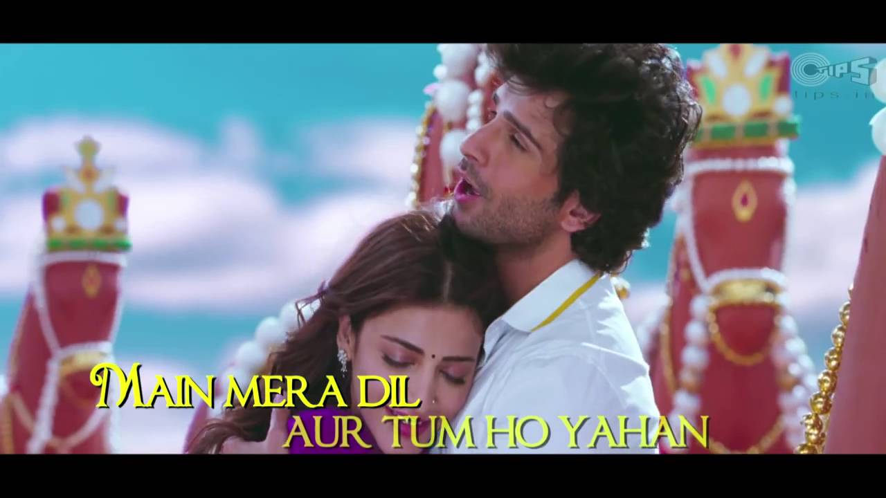 Jeene Laga Hoon Song Video with Lyrics Ramaiya Vastavaiya Atif Aslam ...