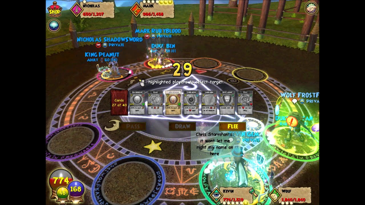 Wizard101- Balance 2PVP - YouTube