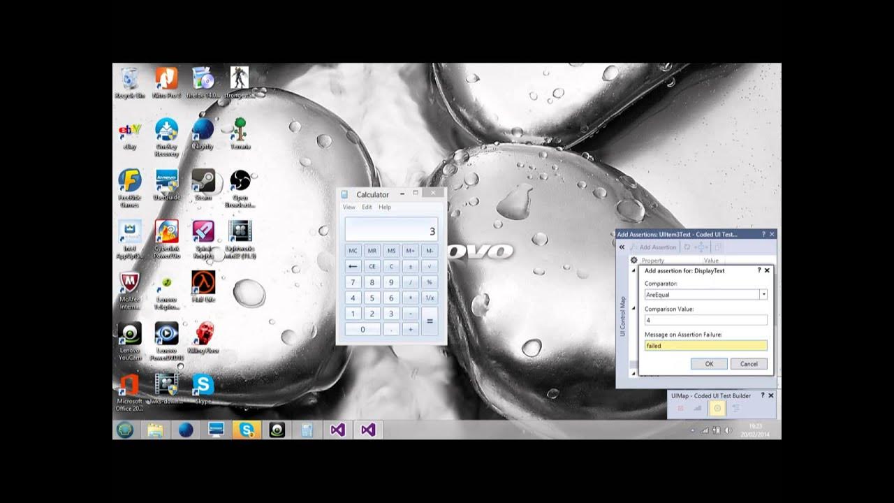 Visual Studio Create and Do Coded UI Test - YouTube