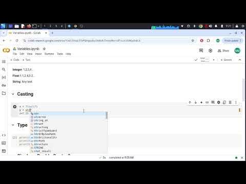 Python Variables, Data Types, and Type Casting | Python Basics for Beginners - YouTube