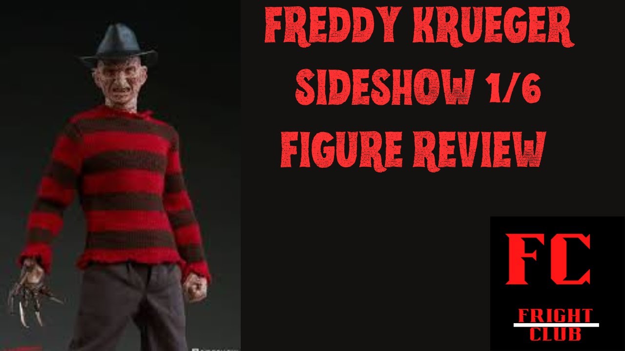 Freddy Krueger Sideshow Collectibles Figure Unboxing and Review - YouTube