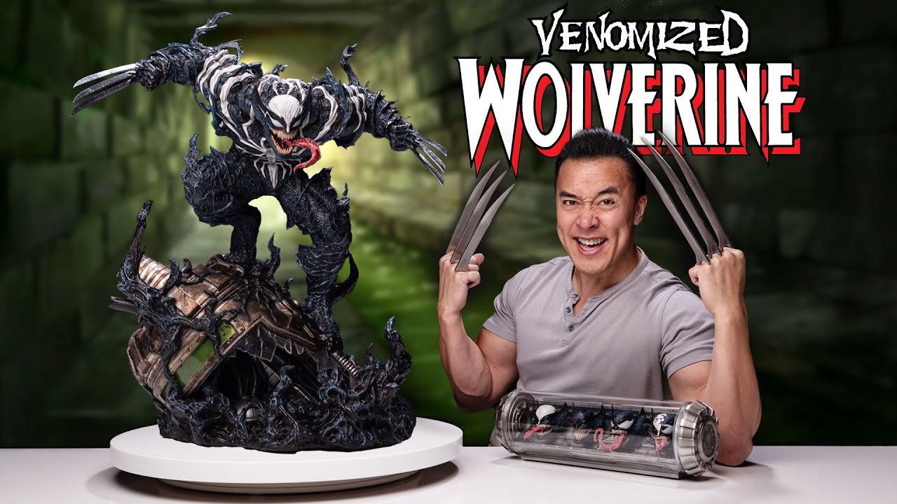 VENOMIZED WOLVERINE!!! Amazing Custom Wolverine Venom Hybrid Statue ...