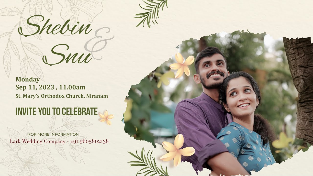 Shebin & Sanu Weding Ceremony - YouTube