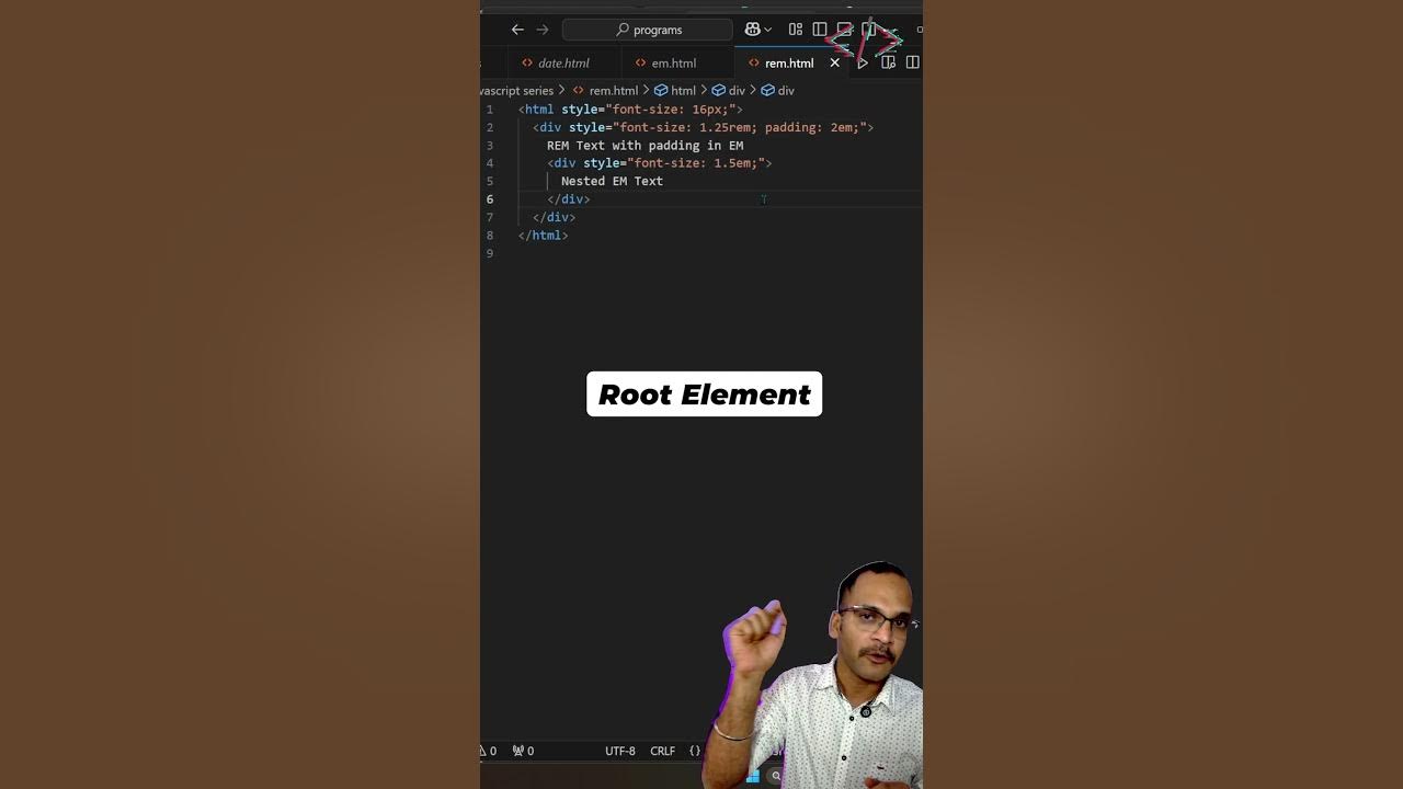REM VS EM in CSS | Interview Question #codewithkg #coding #codecoding #angularcourse - YouTube