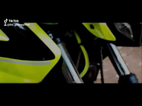 Ns200 Modified...... 👽⚡..... Fluorescent Yellow🚀💥..... Custom💚💥 ...