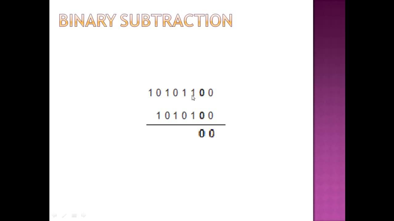 Binary Addition & Binary Subtraction - YouTube